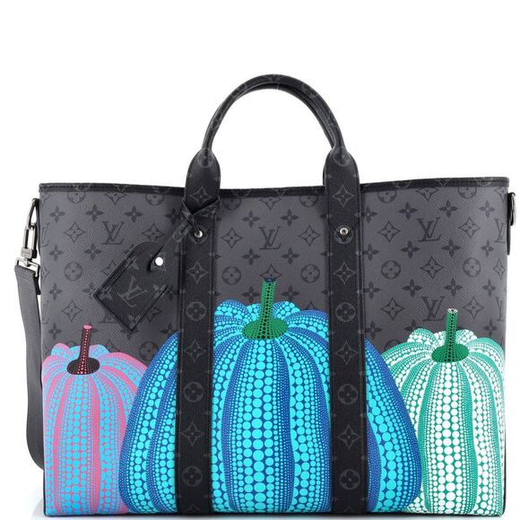 Louis Vuitton | Bags | Louis Vuitton Weekend Tote Yayoi Kusama Pumpkins ...